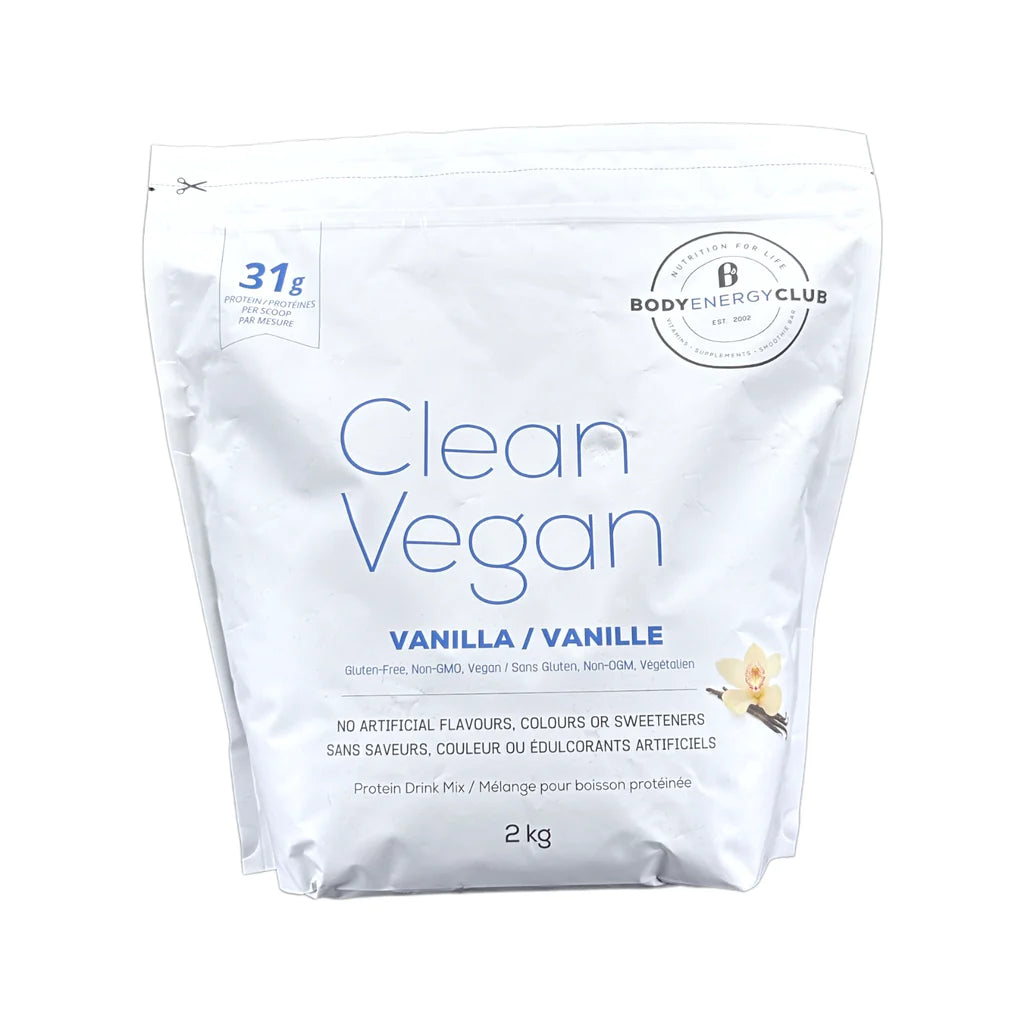 Unflavoured Body Energy Club | Clean Vegan Protein Powder 2kg – The ...